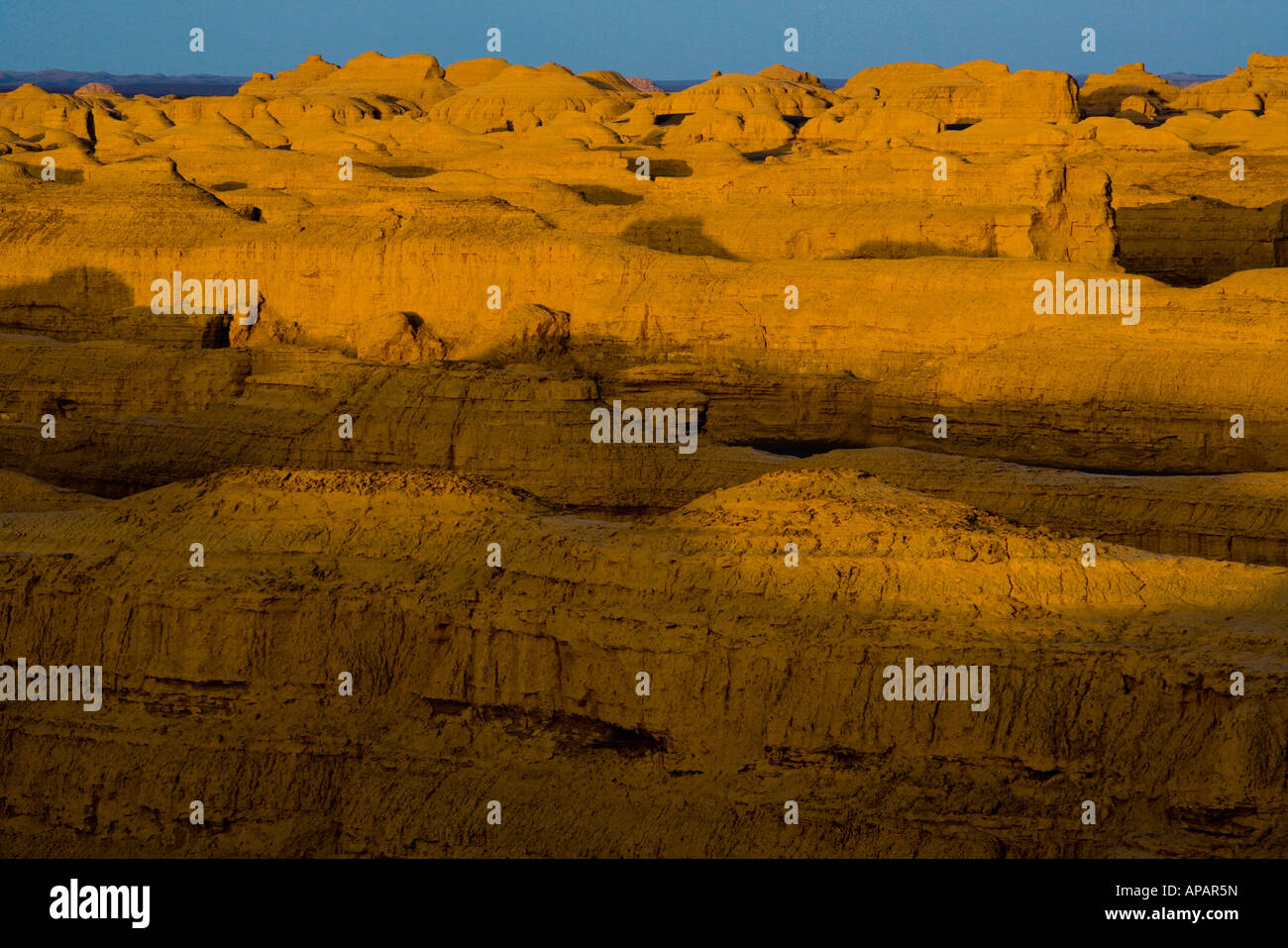The Yadan landform in Lop Nur Xinjiang Stock Photo - Alamy