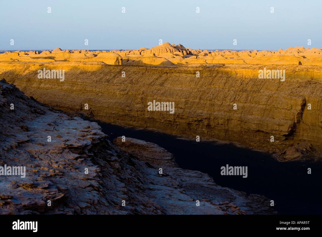 The Yadan landform in Lop Nur Xinjiang Stock Photo - Alamy