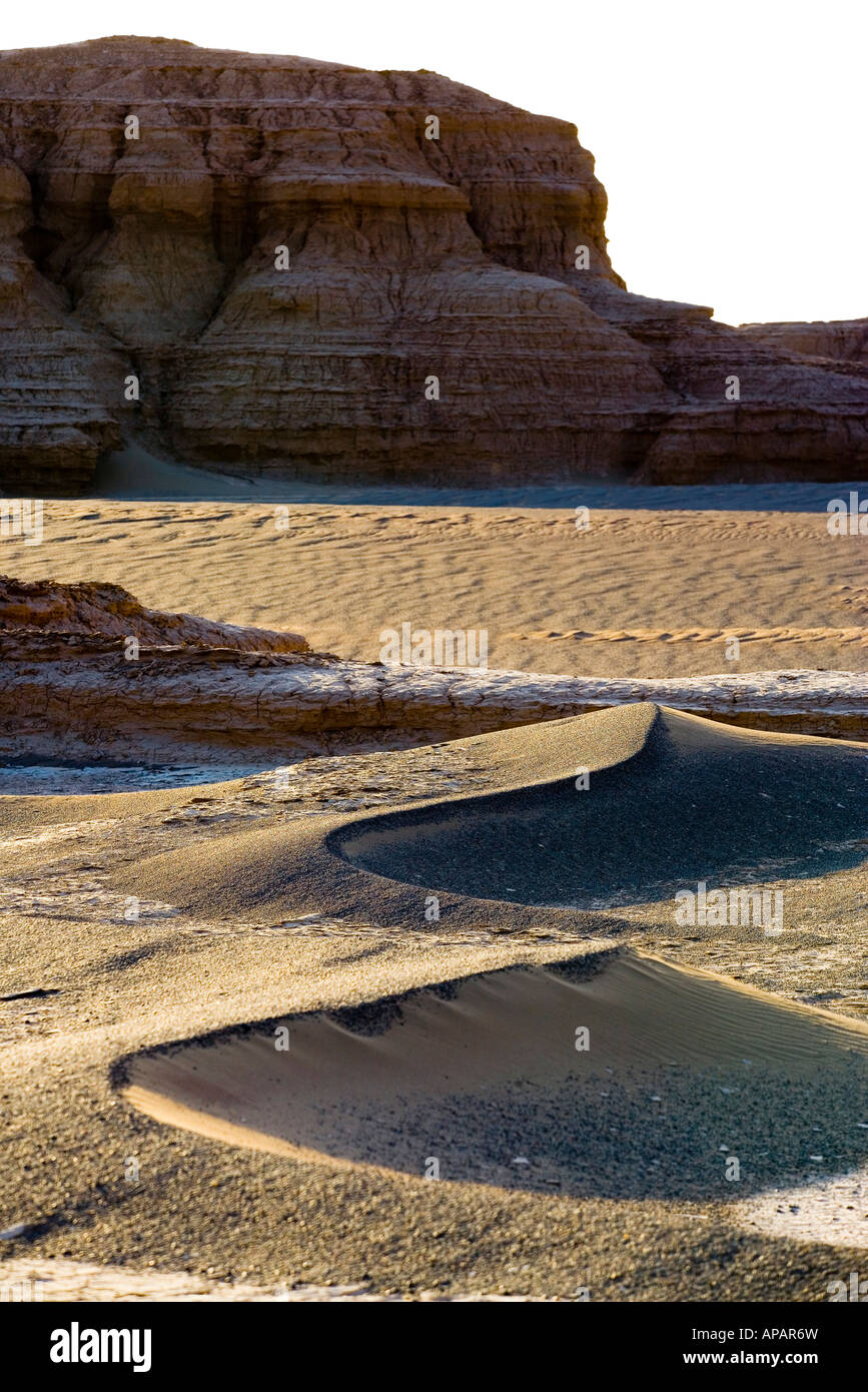 The Yadan landform in Lop Nur Xinjiang Stock Photo - Alamy