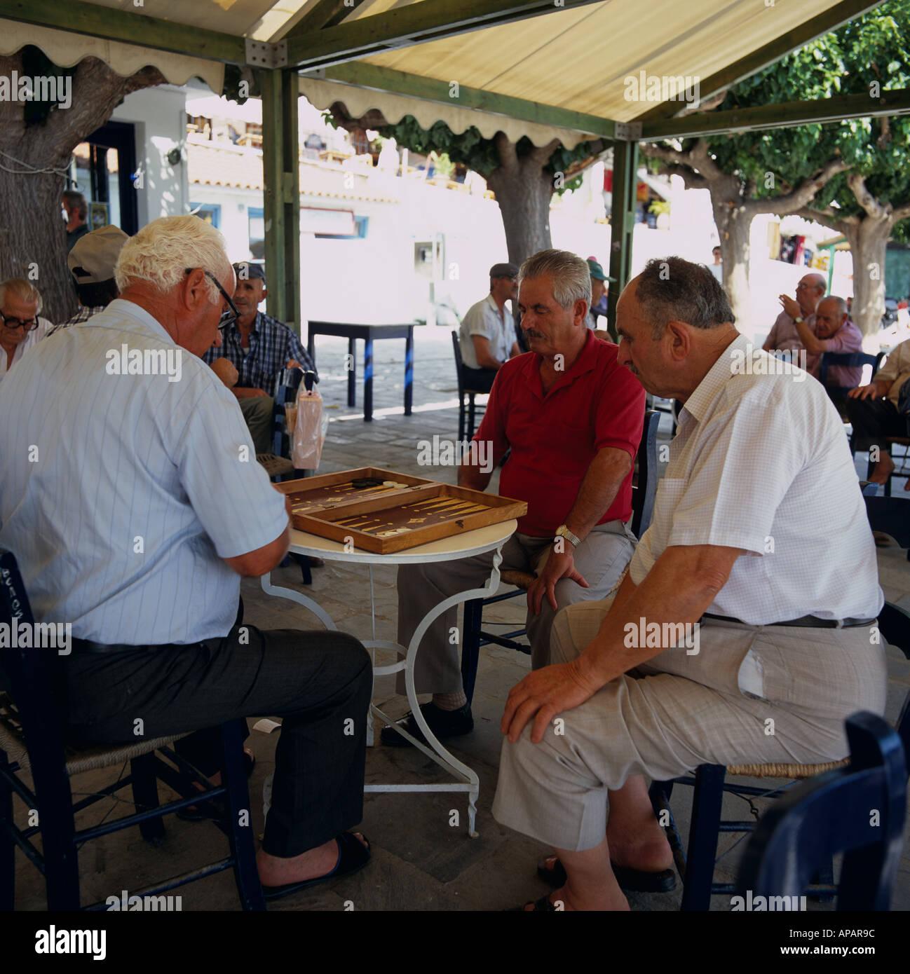 Backgammon greek hi-res stock photography and images - Alamy