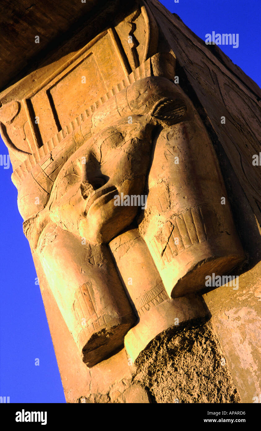 Egypt Stone Pillar Stock Photo - Alamy