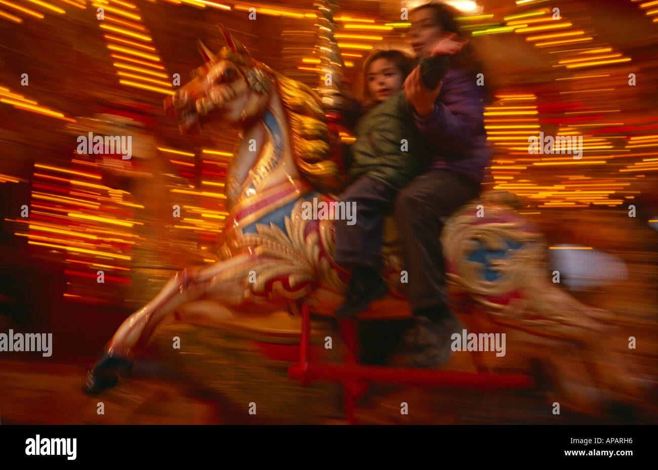 Riding the Carousel, The Mall, London, England, UK Stock Photo - Alamy