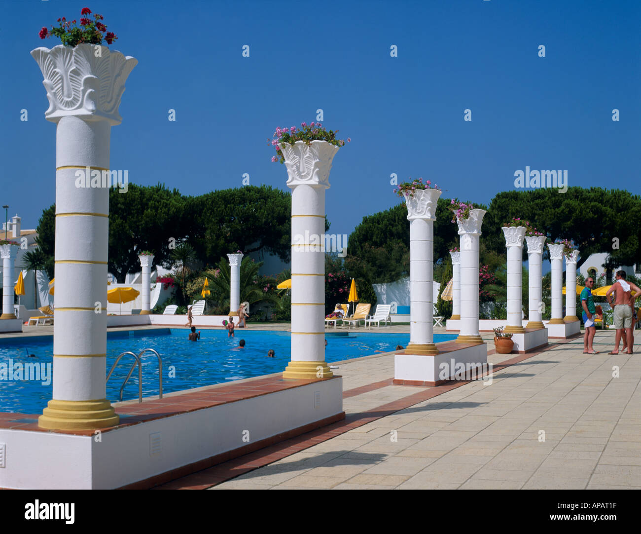 Swimming Pool David Lloyd Centre Val Da Lobo The Algarve Portugal Stock ...