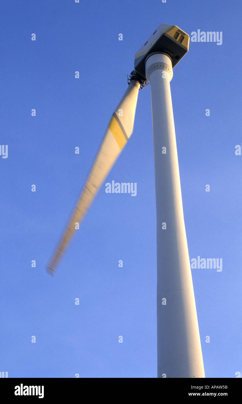 Monopterous 50 a 650kw monoblade wind turbine in Jade Wind Park Germany ...