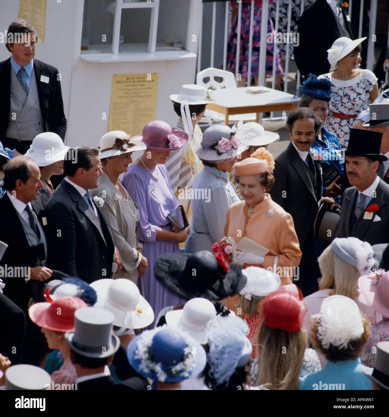 The Queen Ladies Day Ascot U.K. England Stock Photo - Alamy