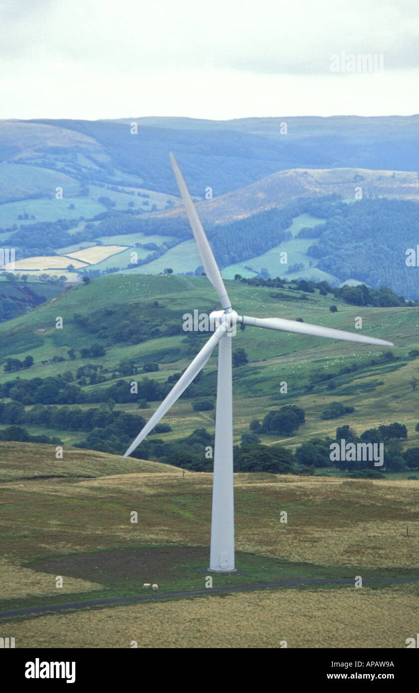 Wind turbine windmill carno wales hi-res stock photography and images ...
