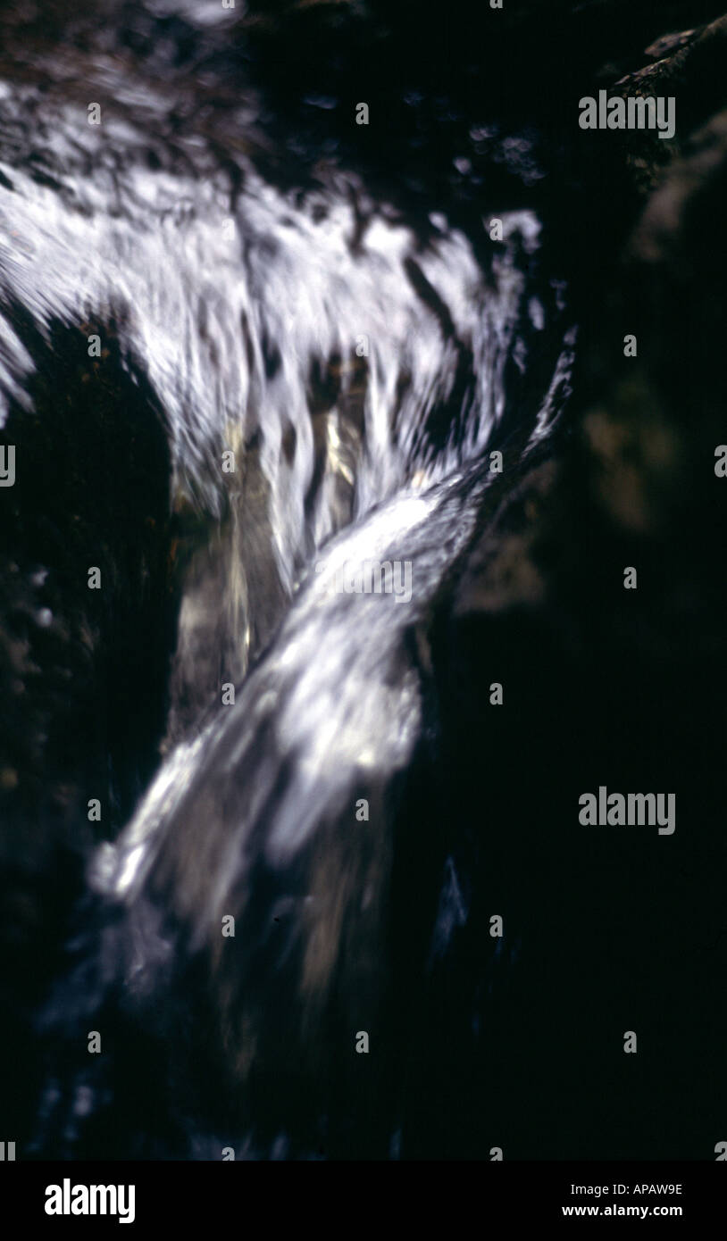 Waterfall blurred water motion movement Stock Photo - Alamy