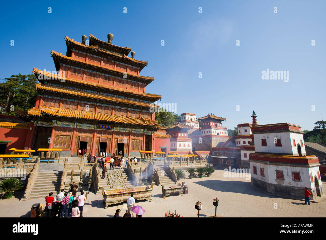 The Temple of Puning Chengde Stock Photo - Alamy