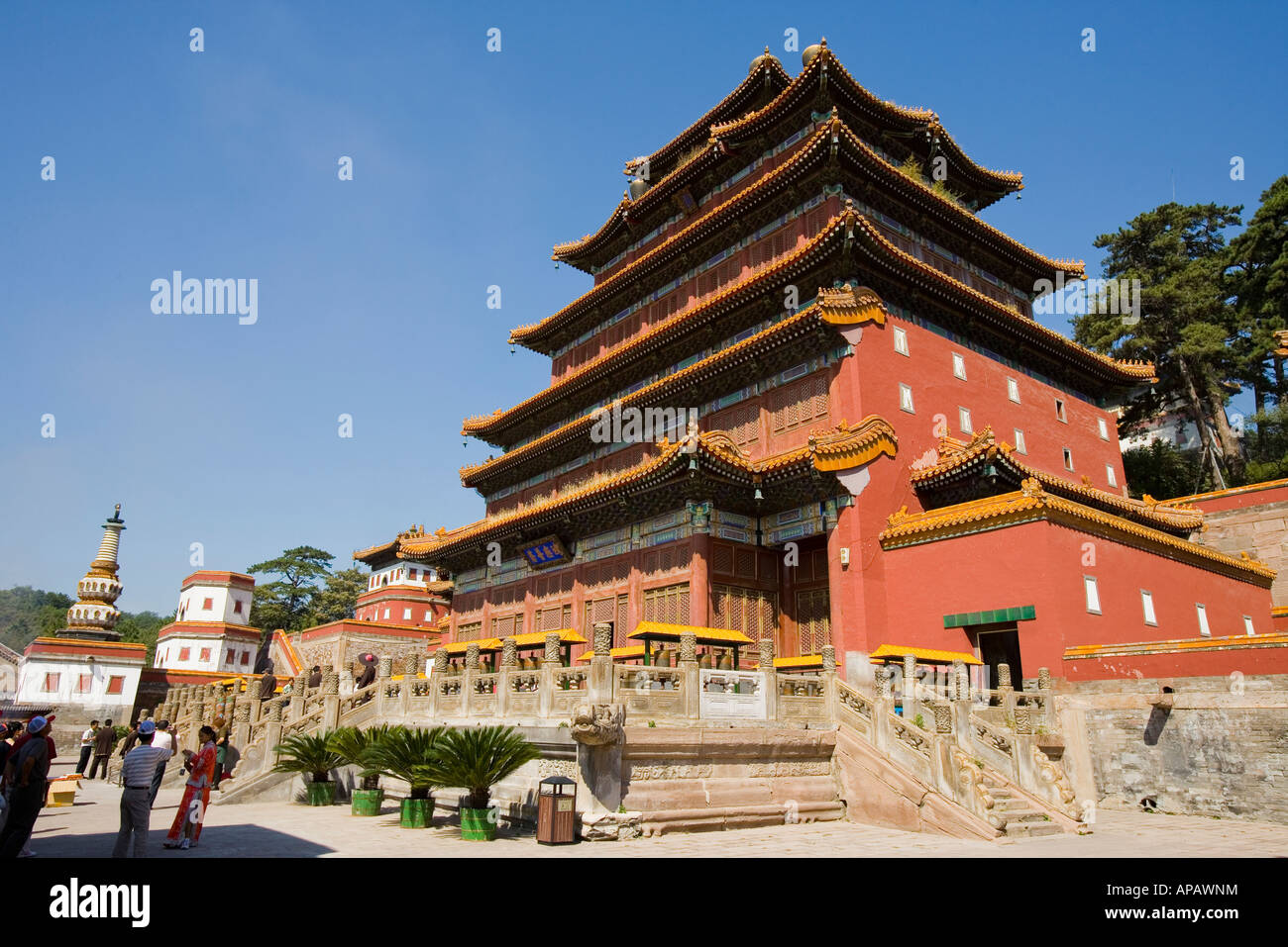 The Temple of Puning Chengde Stock Photo - Alamy