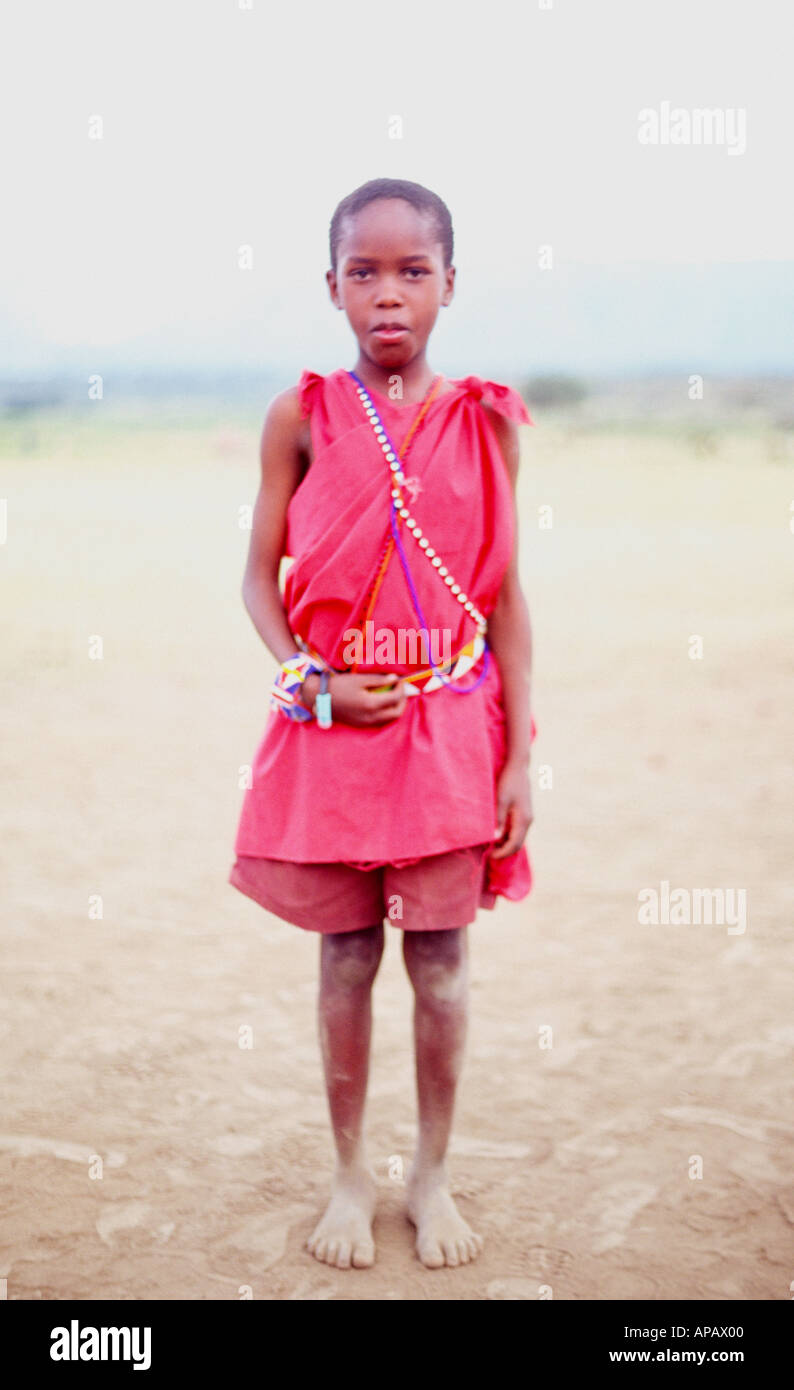 Kenya young girl child Africa Stock Photo - Alamy