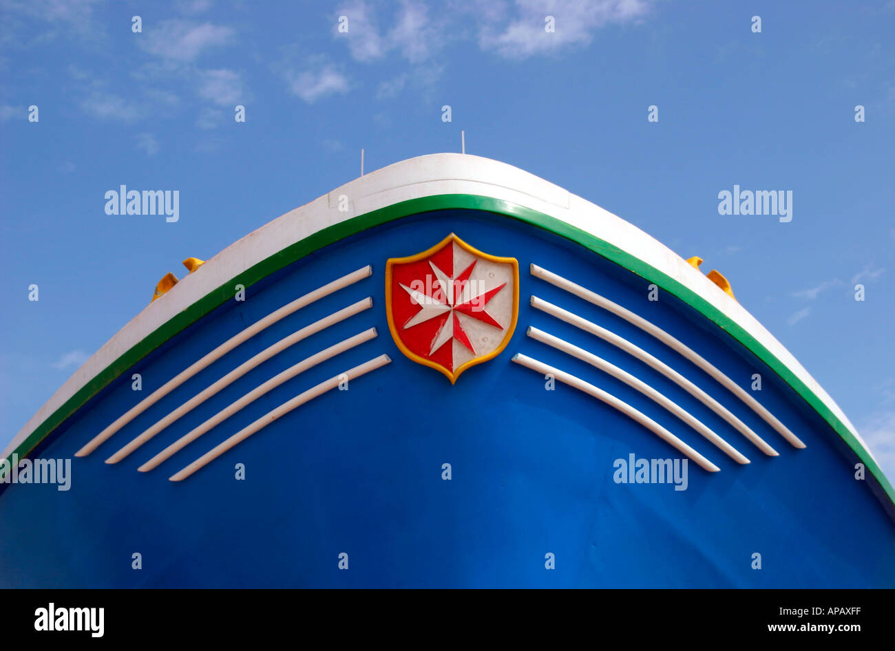 Blue stripes white cross hi-res stock photography and images - Alamy