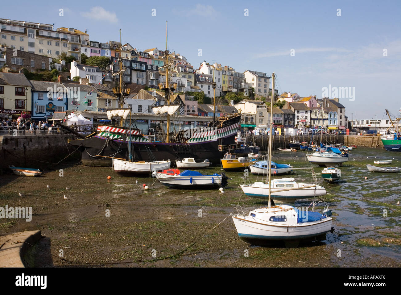 Brixham harbour, Devon, England Stock Photo - Alamy