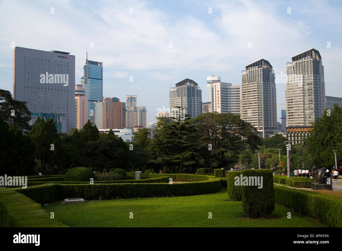 Bird's-eye view of Dalian Stock Photo - Alamy