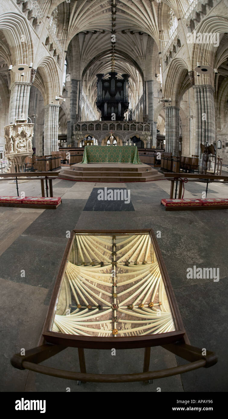 Exeter Cathedral, Devon, England, UK Stock Photo - Alamy