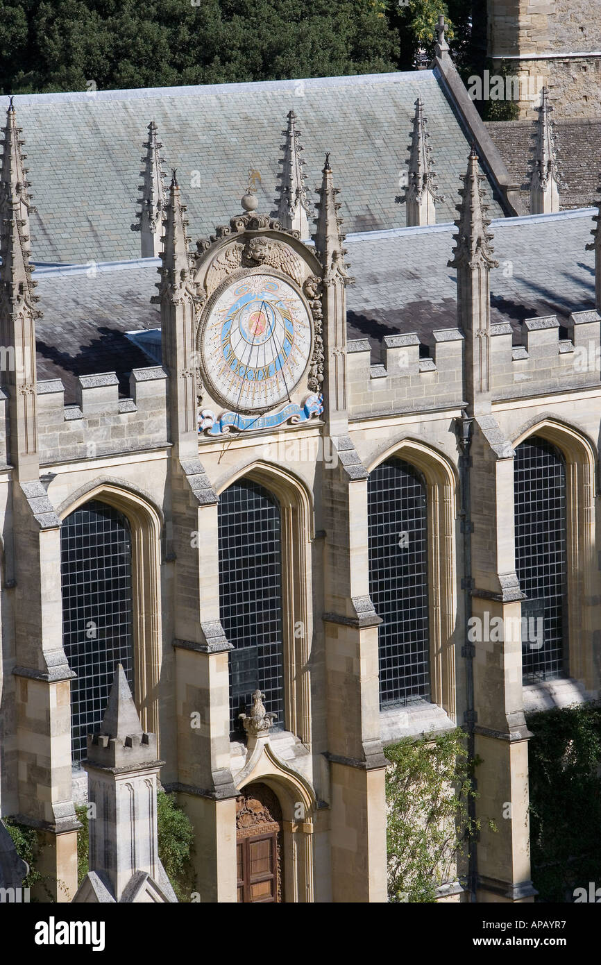 Sundial in the Quadrangle of All Souls College Oxford University Oxford ...