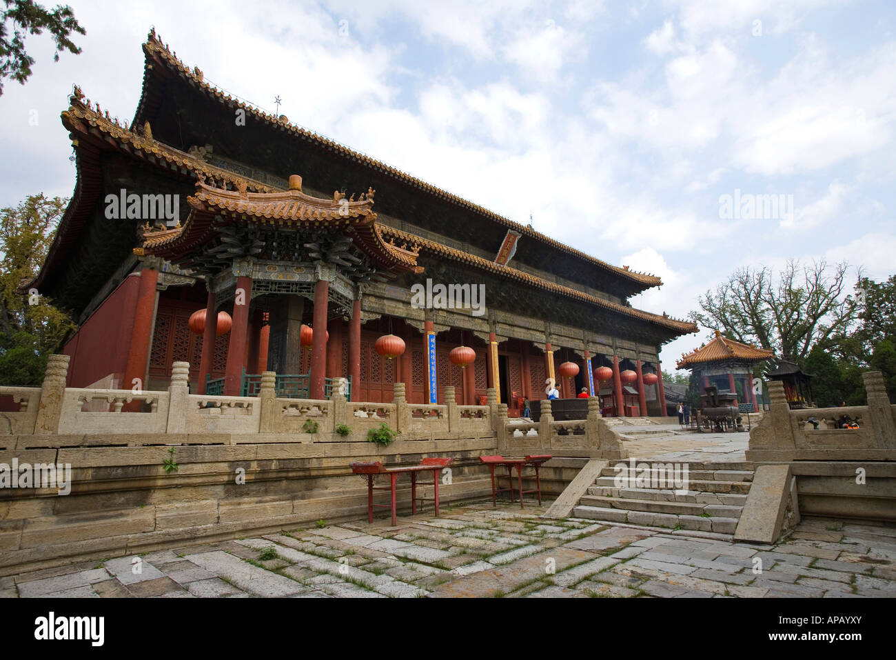 Dai Temple Shandong Stock Photo - Alamy