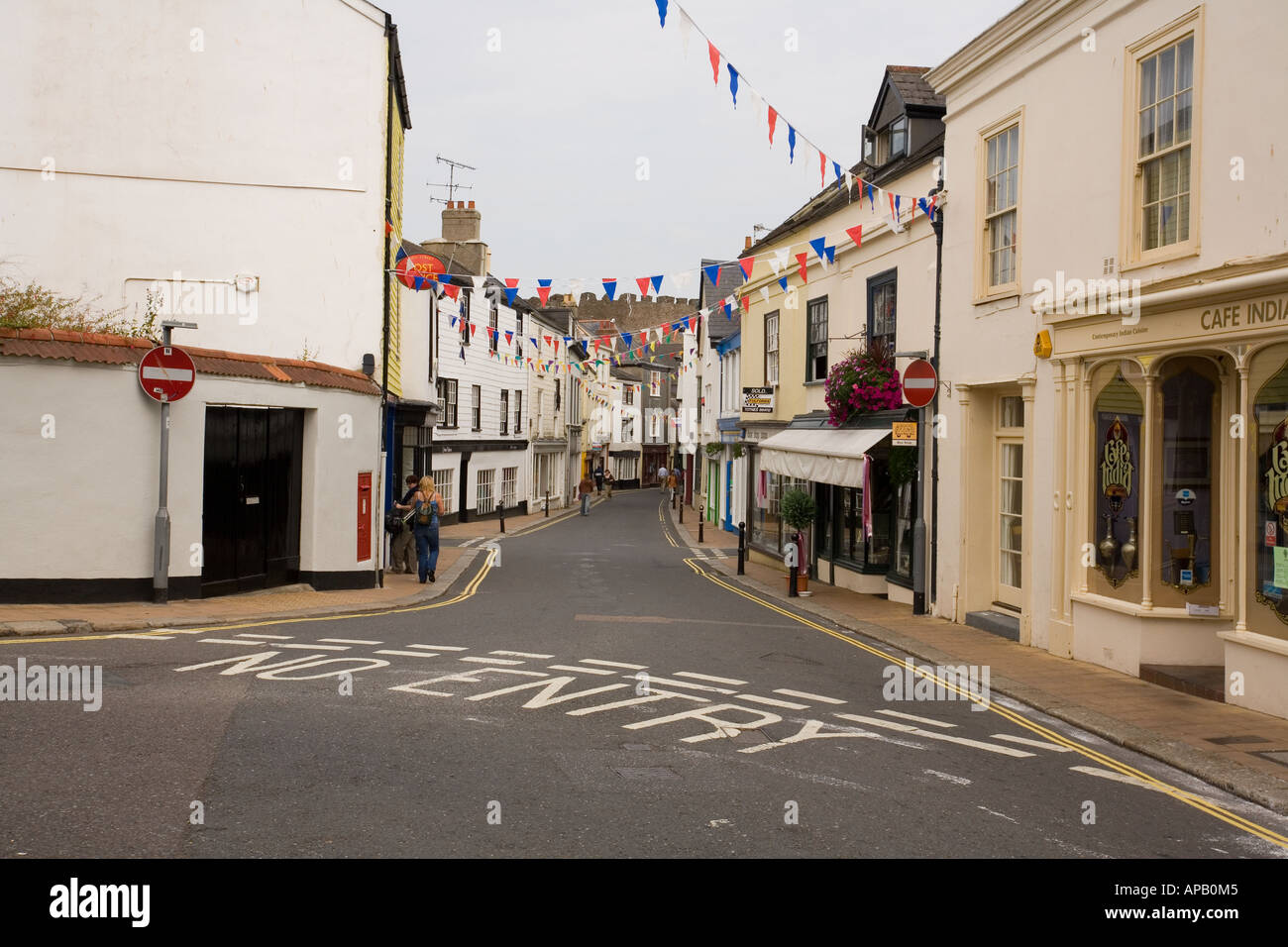 The traditional market town of Totnes in Devon ,England Stock Photo - Alamy