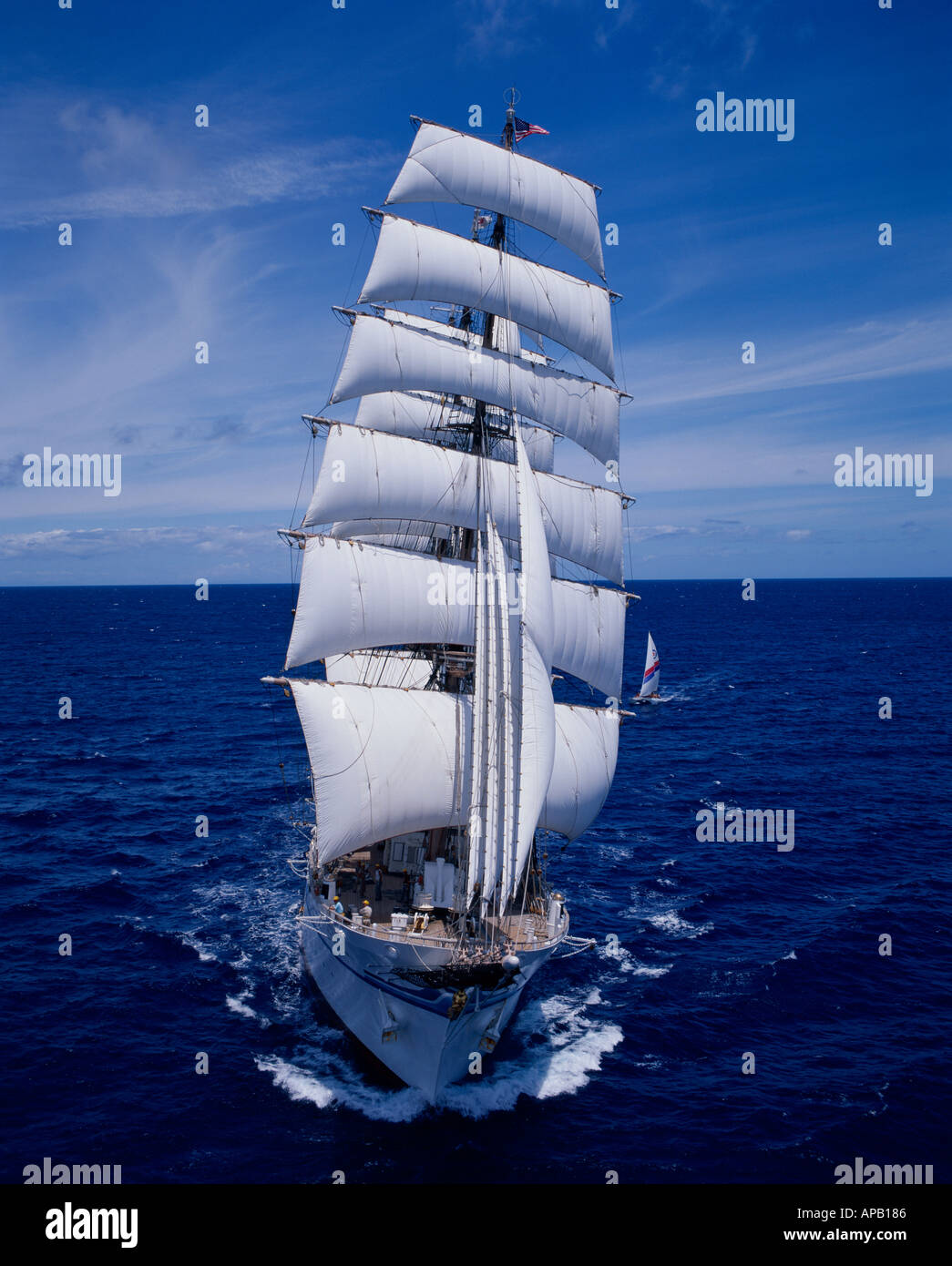 Nippon maru tall sailing ship hi-res stock photography and images - Alamy
