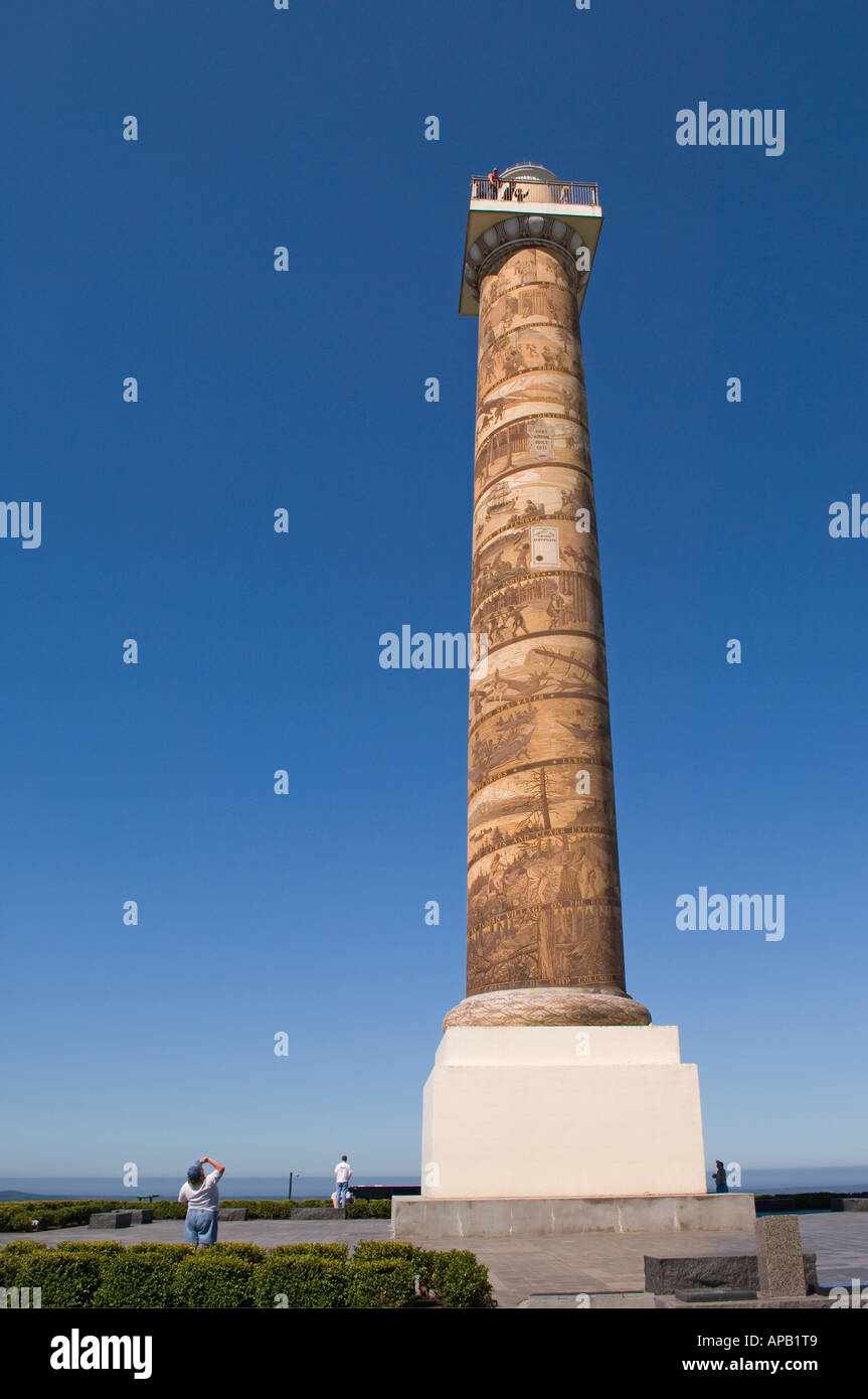 Astoria Column Oregon Stock Photo - Alamy