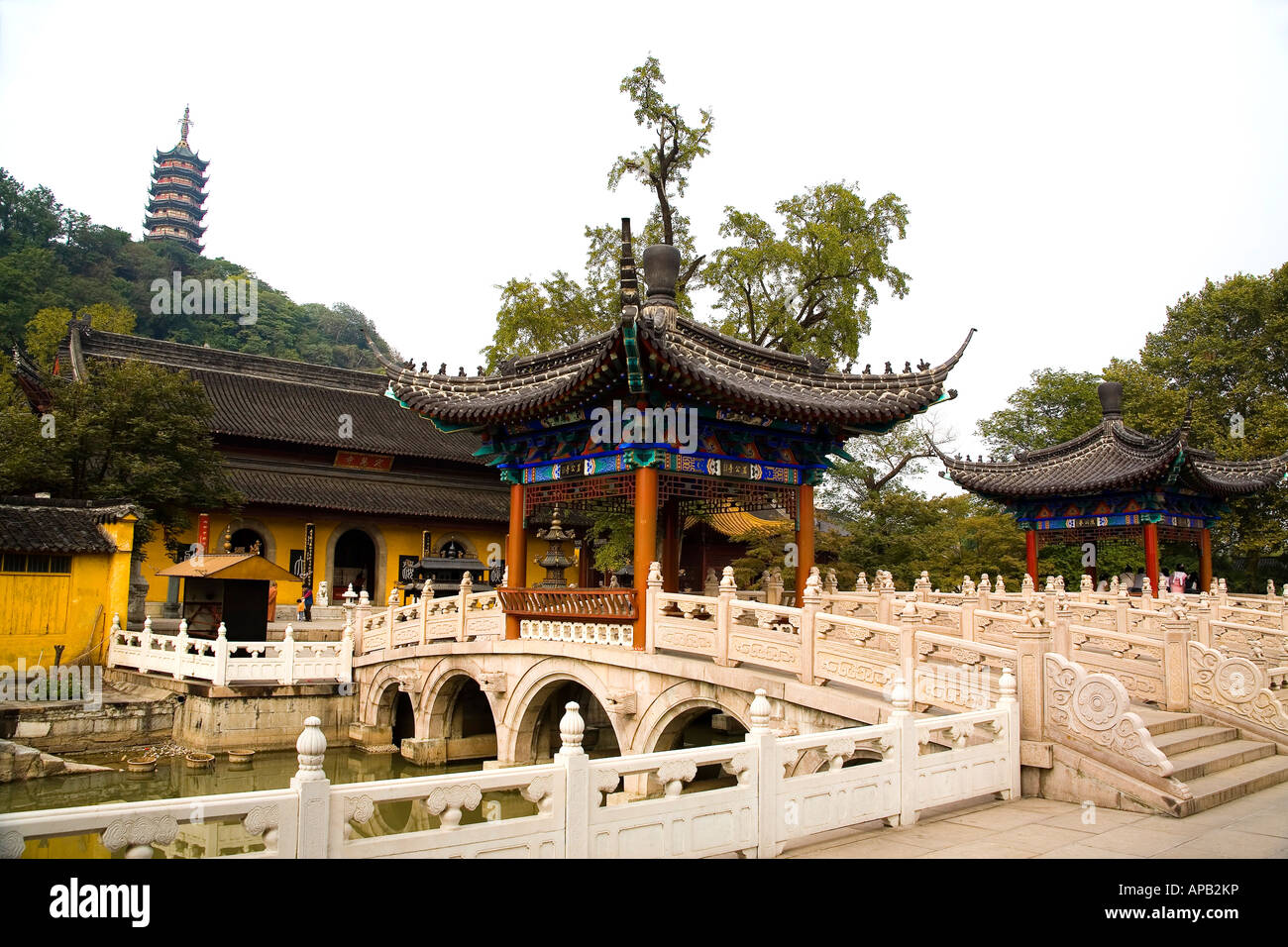 Zhenjiang Jiaoshan Temple of Dinghui Stock Photo - Alamy