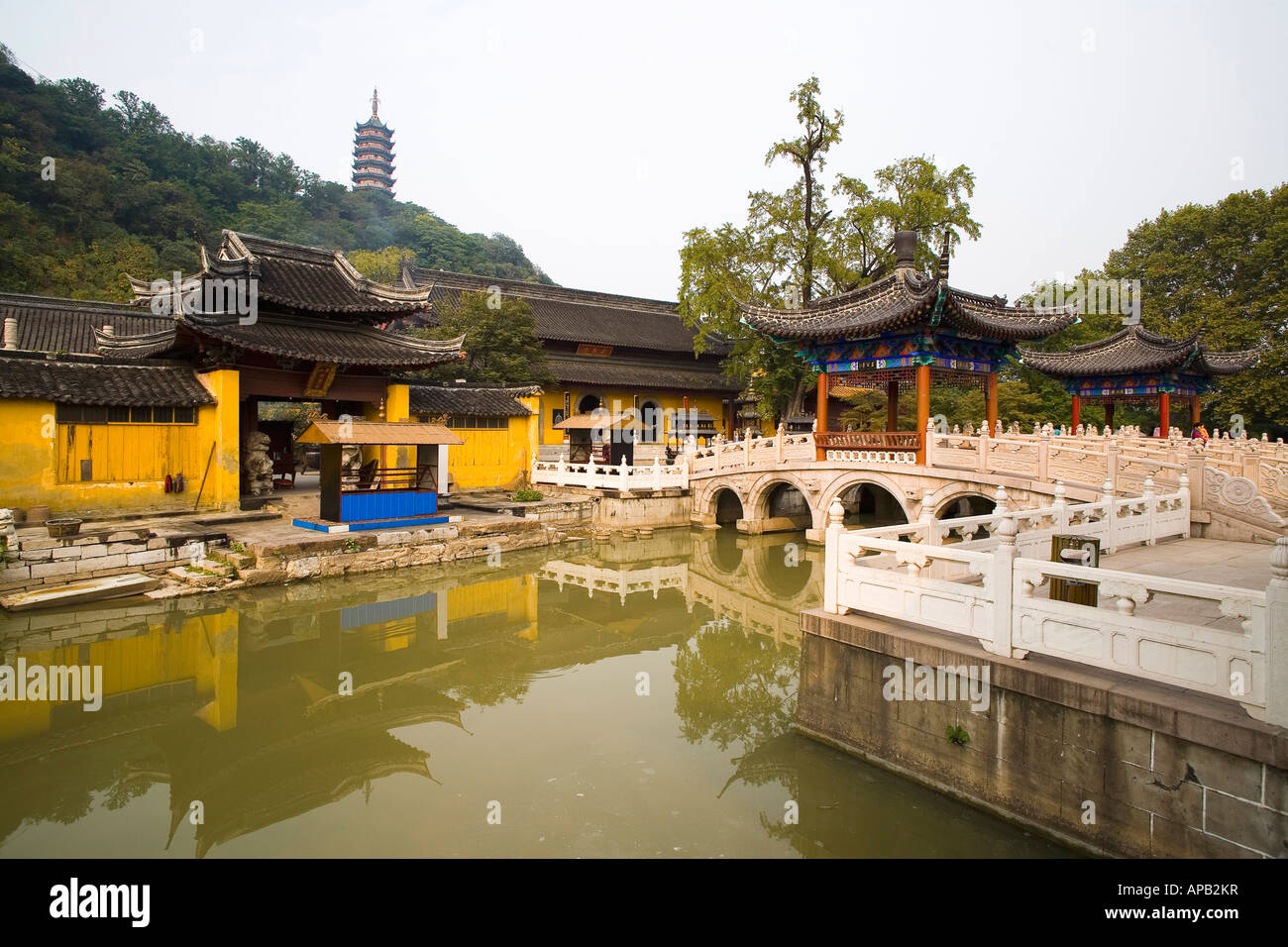 Zhenjiang Jiaoshan Temple of Dinghui Stock Photo - Alamy