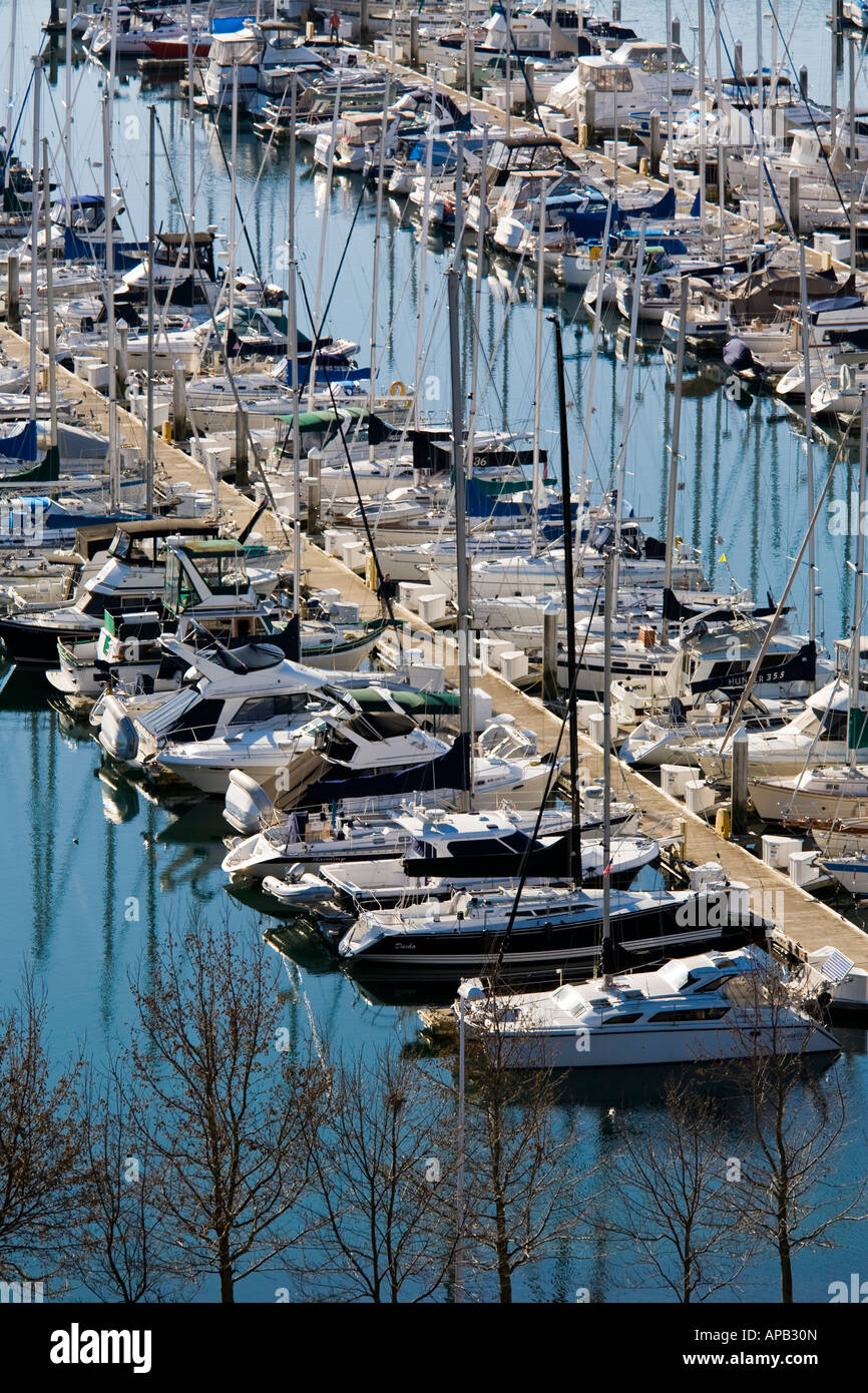 Elliott Bay Marina Seattle Washington Stock Photo - Alamy