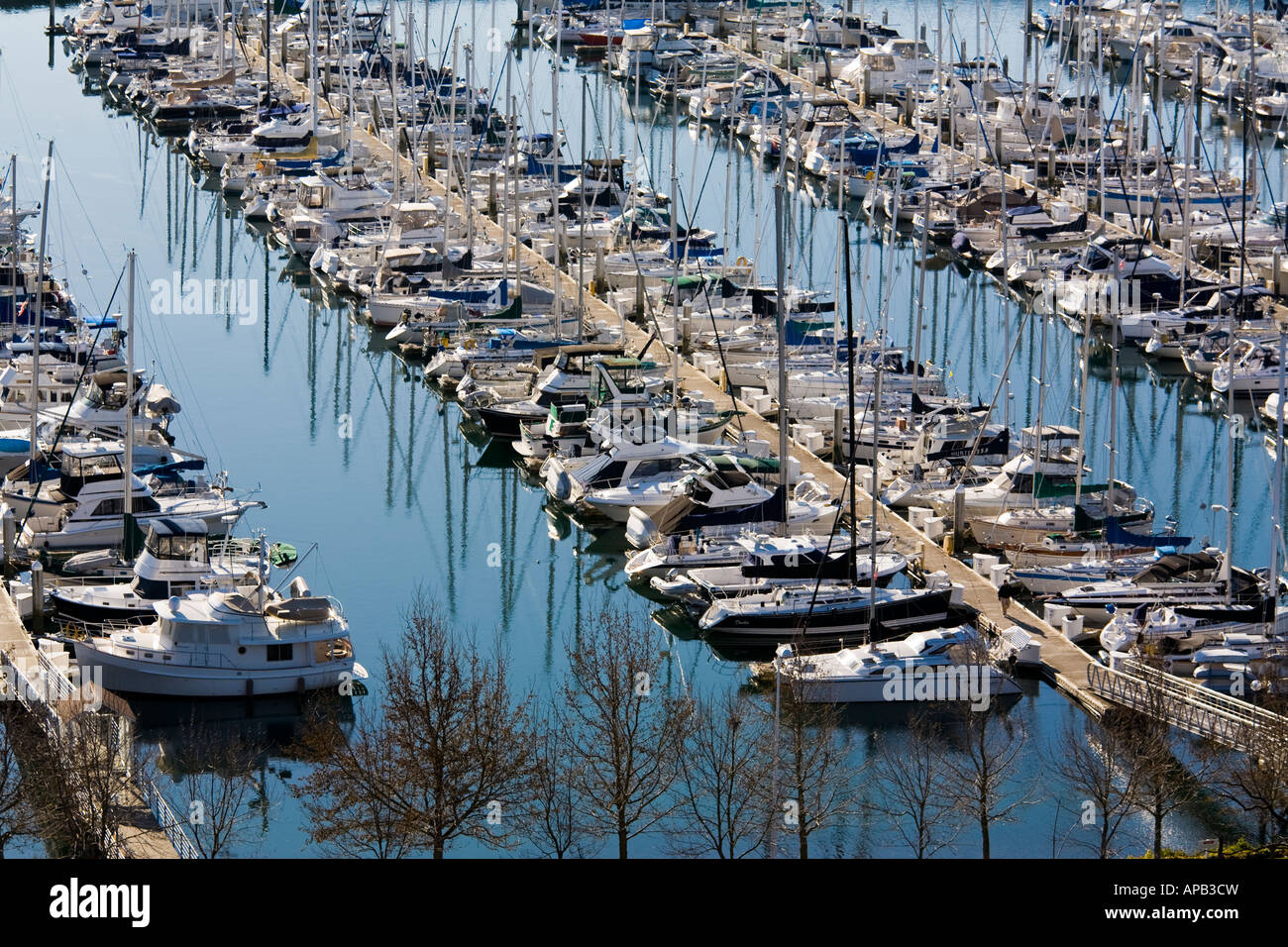 Elliott Bay Marina Seattle Washington Stock Photo - Alamy