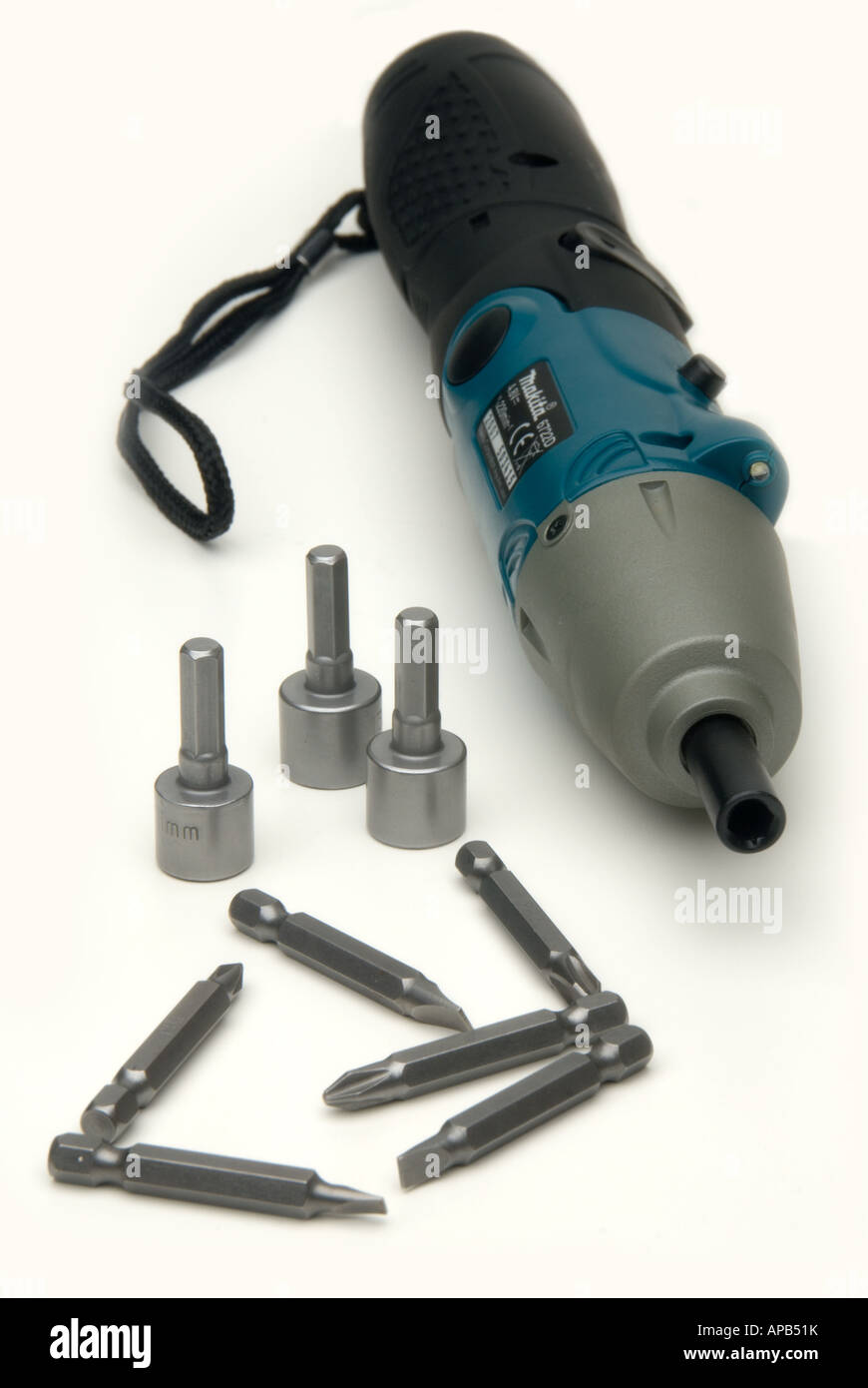 diy drill and bits cut out, concept Stock Photo - Alamy