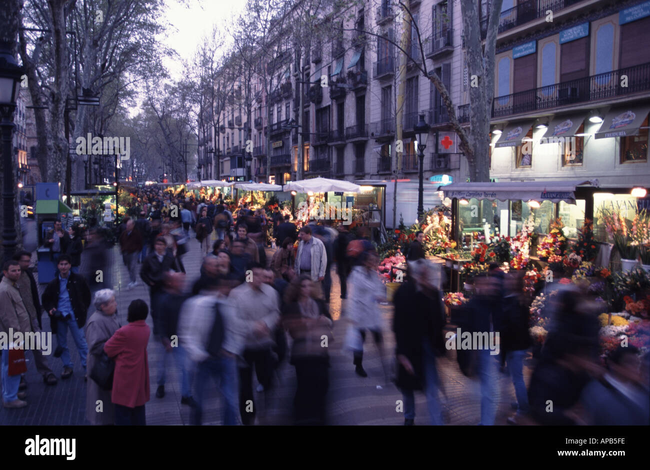 Ramblas of flowers hi-res stock photography and images - Alamy