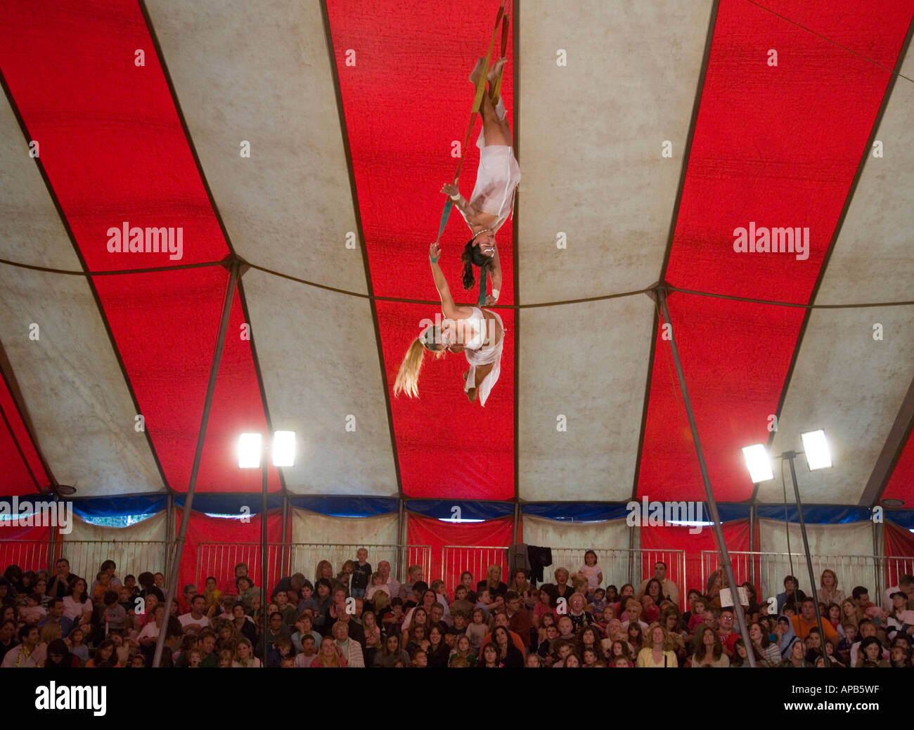 Performers at a circus Stock Photo - Alamy