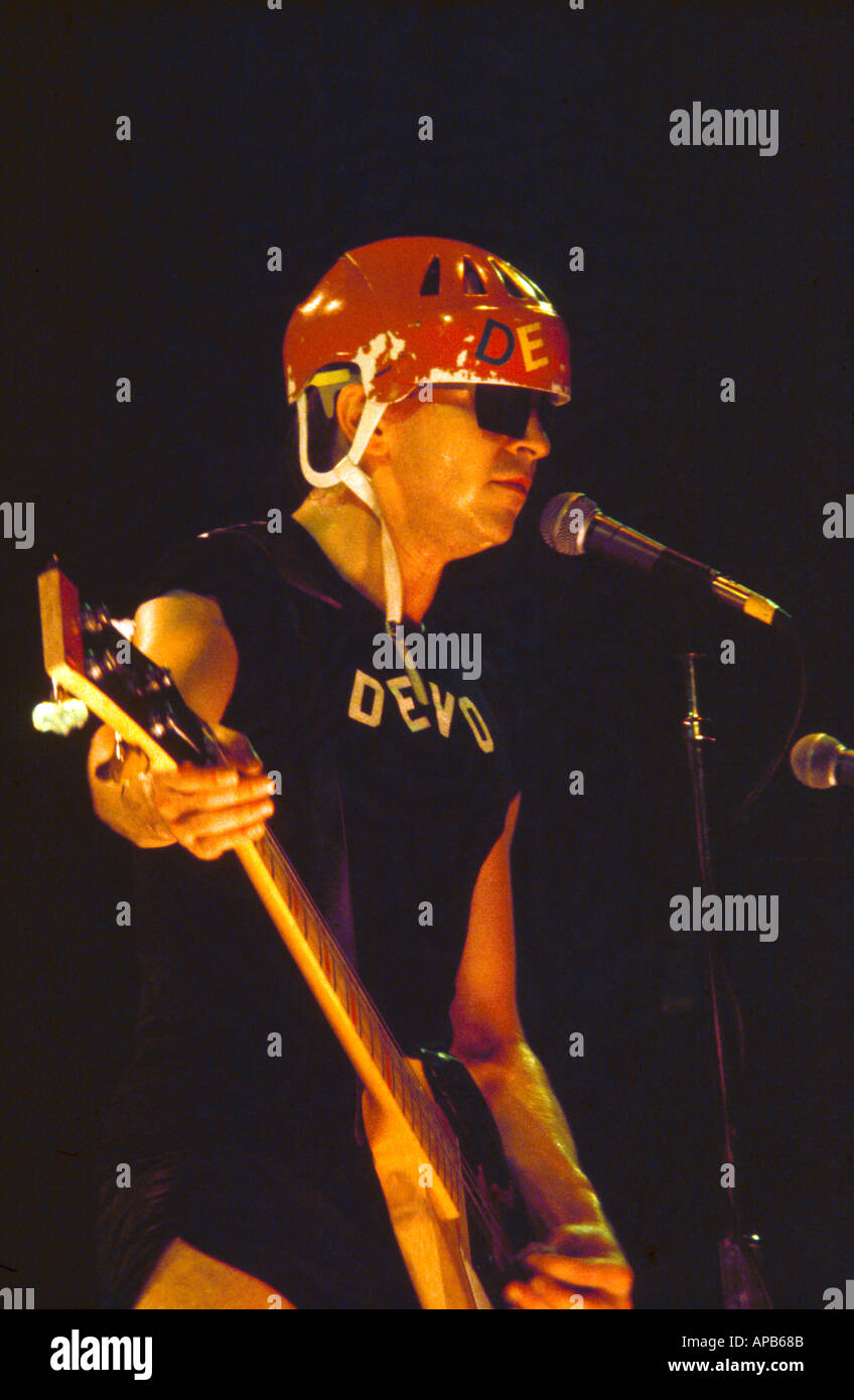devo in concert Stock Photo - Alamy