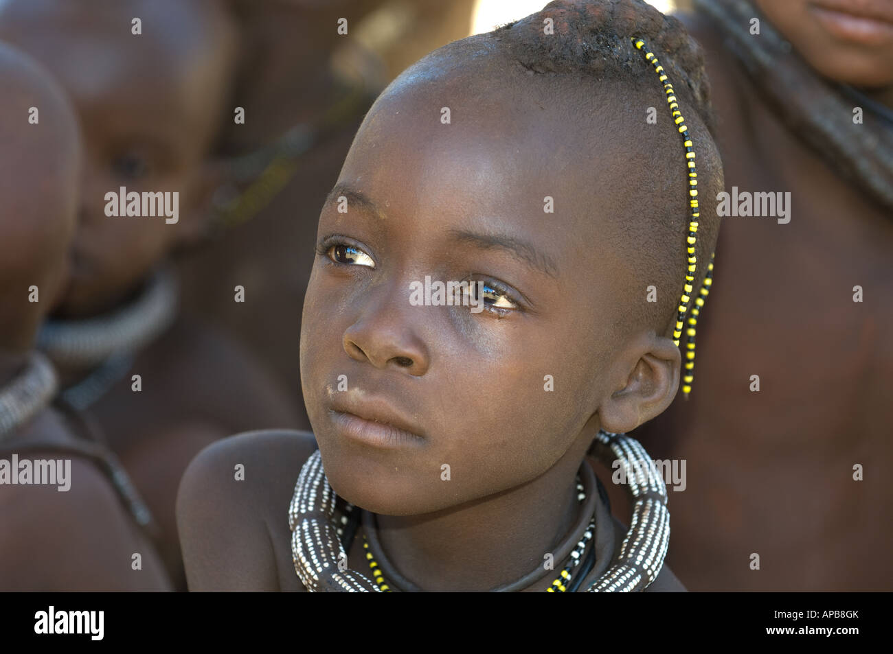 himba child in namibia Stock Photo - Alamy