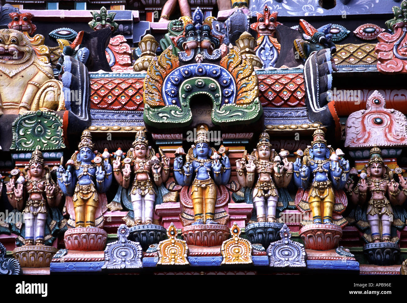 Gopuram srirangam hi-res stock photography and images - Alamy