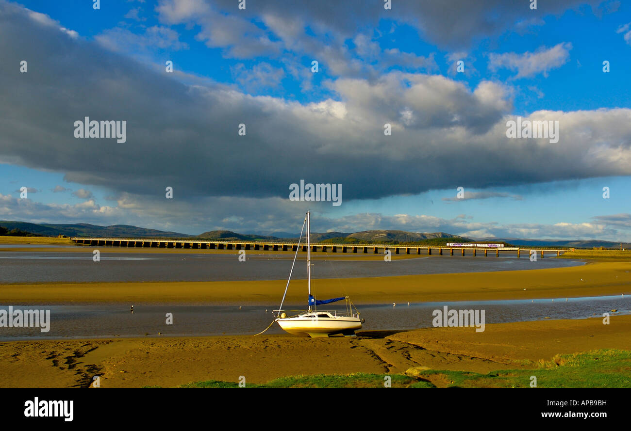 Kent Estuary at Arnside, Cumbria, England UK Stock Photo - Alamy