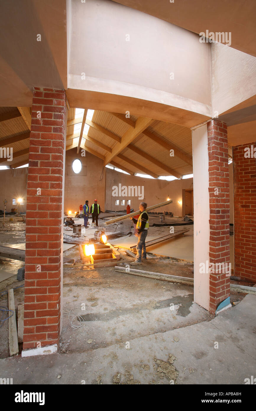 interior of a building under construction Stock Photo - Alamy