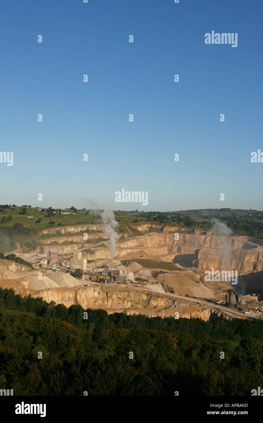 Middleton mine near Wirksworth Derbyshire Dales Peak District National ...
