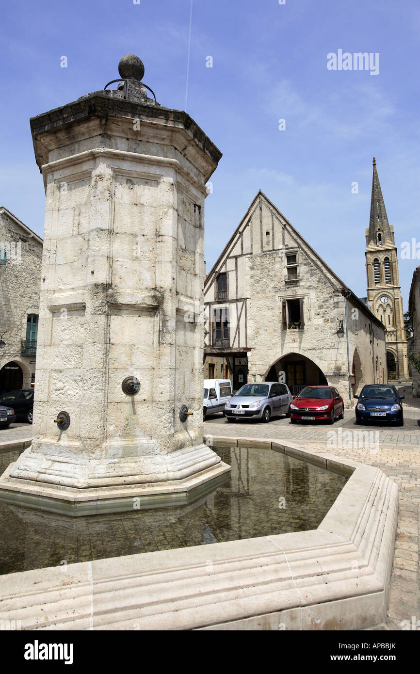 Eymet dordogne france bastide hi-res stock photography and images - Alamy
