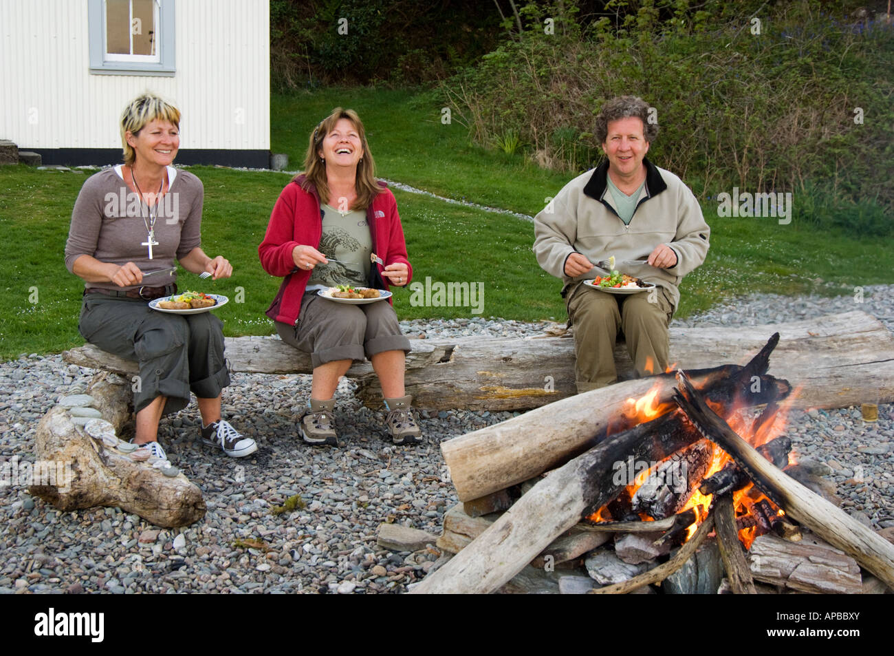 Beach picnic scotland hi-res stock photography and images - Alamy