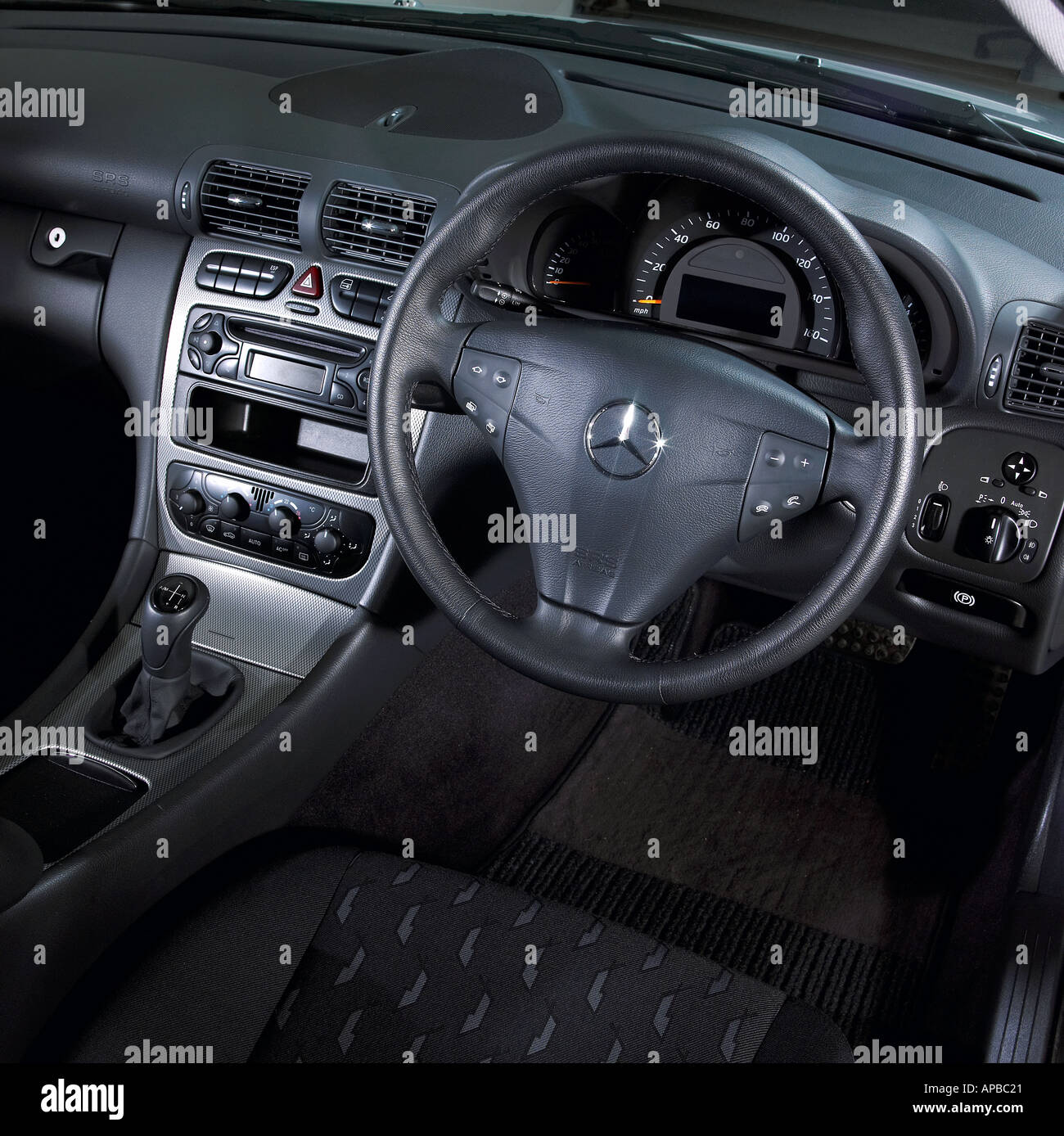 2003 Mercedes Benz C200k Coupe Stock Photo - Alamy