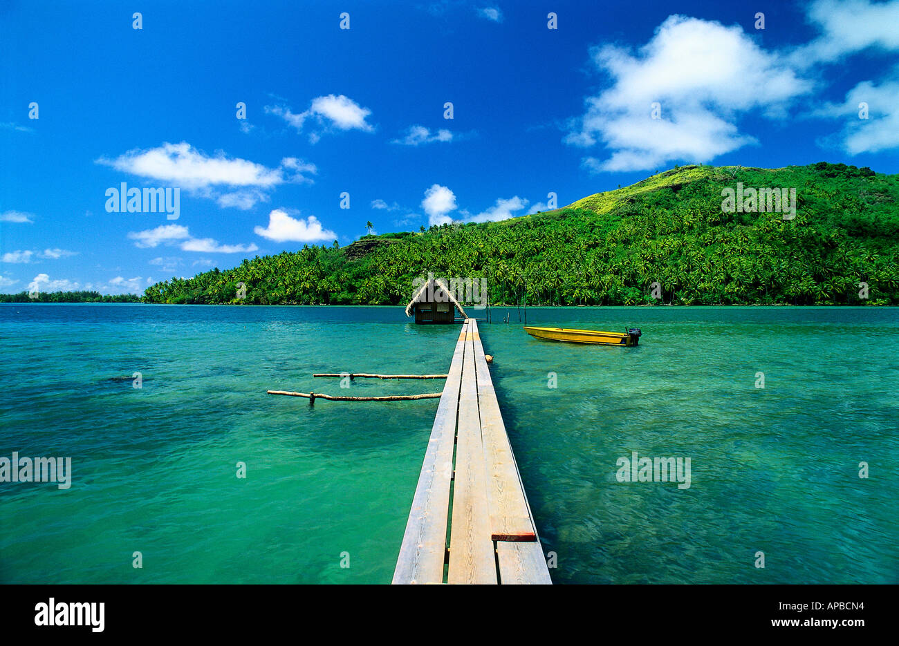 Huahine french polynesia Stock Photo - Alamy
