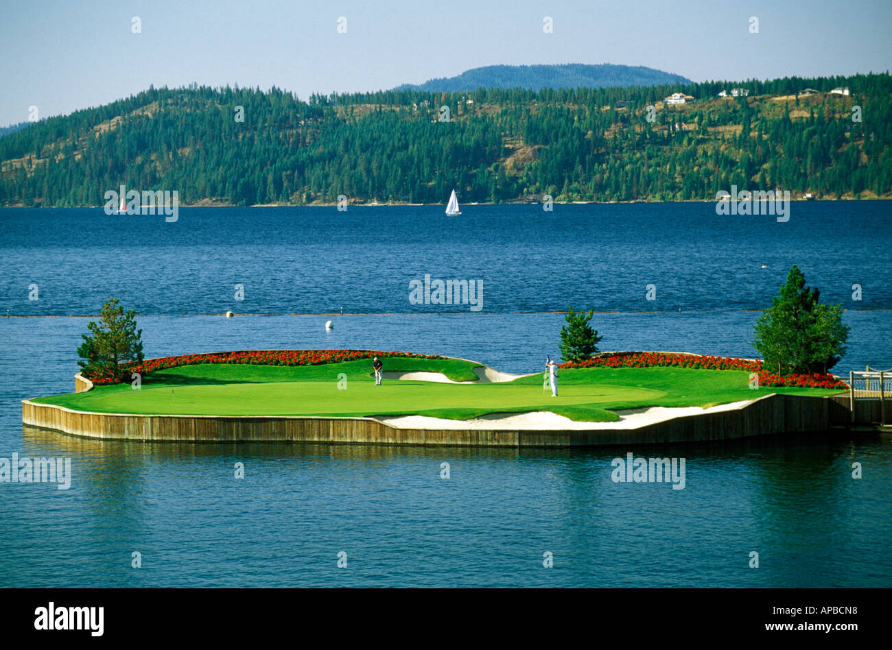 Coeur alene golf hi-res stock photography and images - Alamy