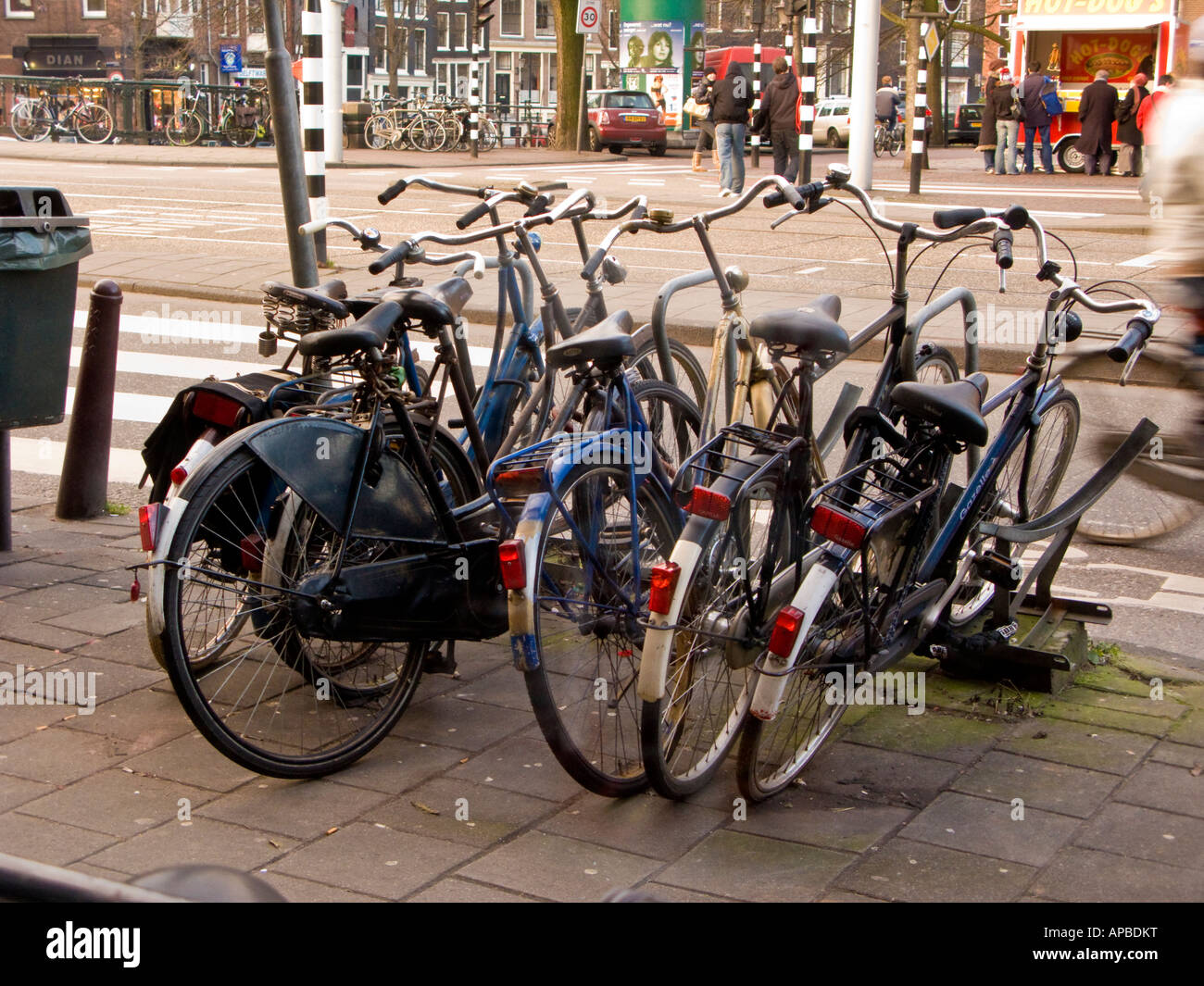 Bicycles in Amsterdam Stock Photo - Alamy