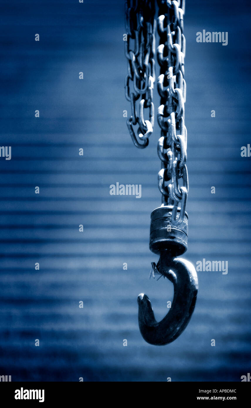 chain and hook Stock Photo - Alamy