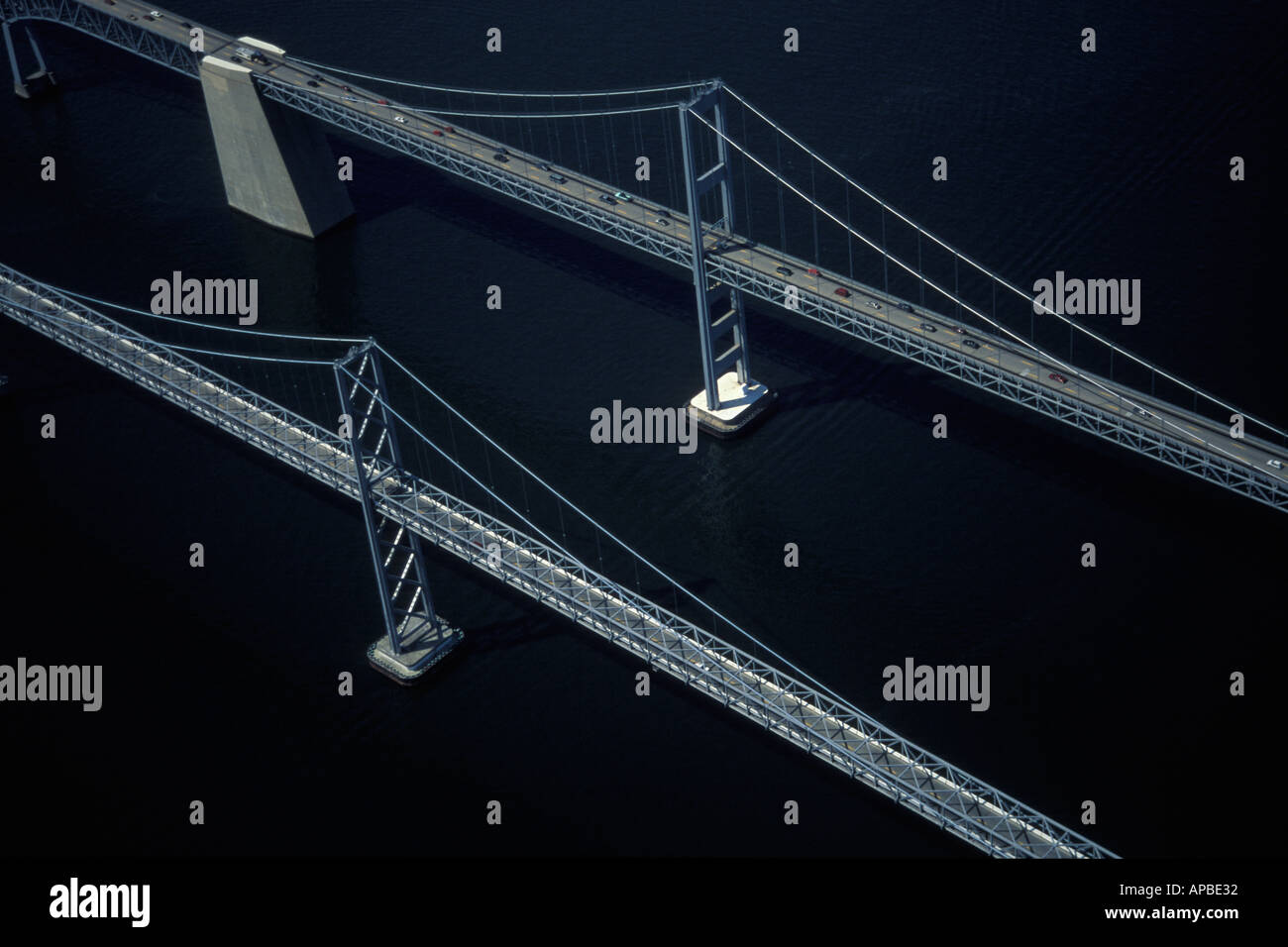 Chesapeake bay bridge aerial view hi-res stock photography and images ...