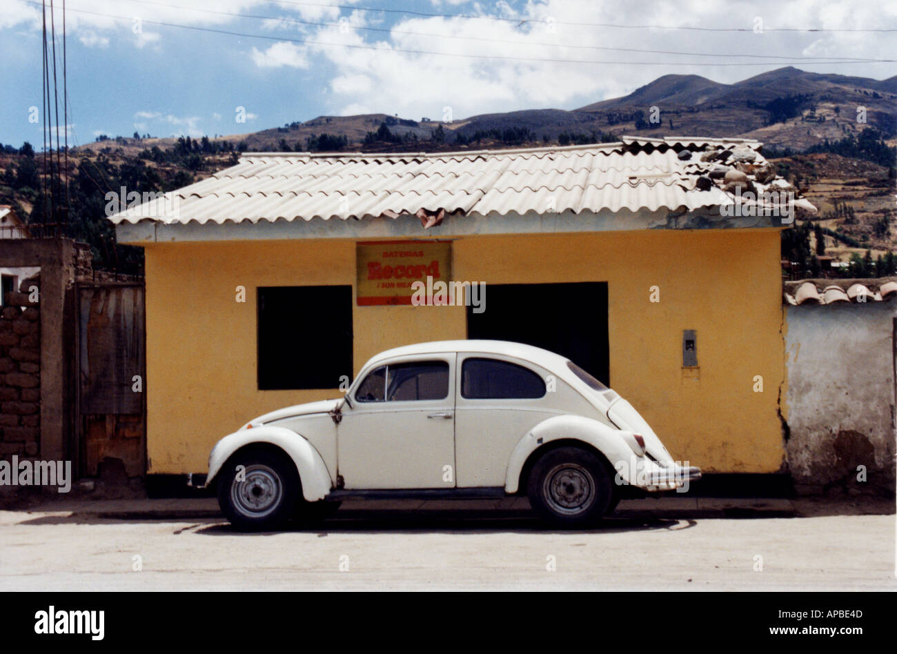VW Beetle Peru Stock Photo - Alamy