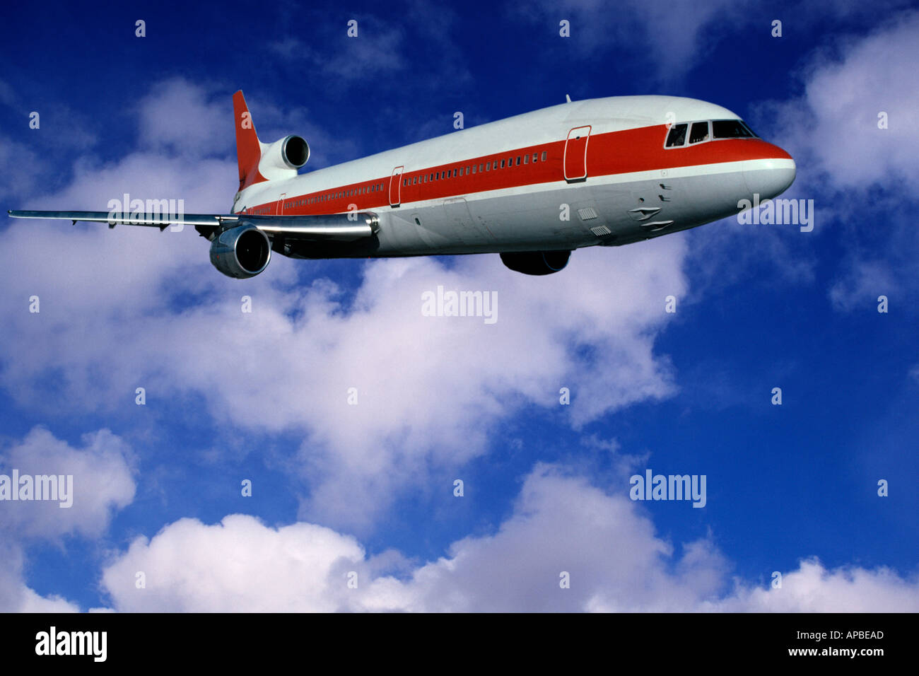 Commercial jet airliner on runway taking off Stock Photo - Alamy