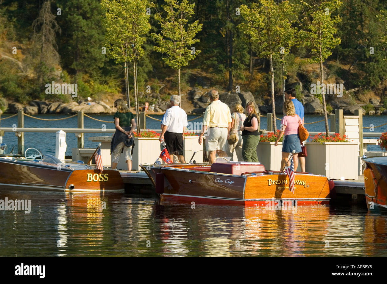 IDAHO CITY OF COEUR d' ALENE ANTIQUE WOODEN BOAT FESTIVAL THE CEOUR d ...