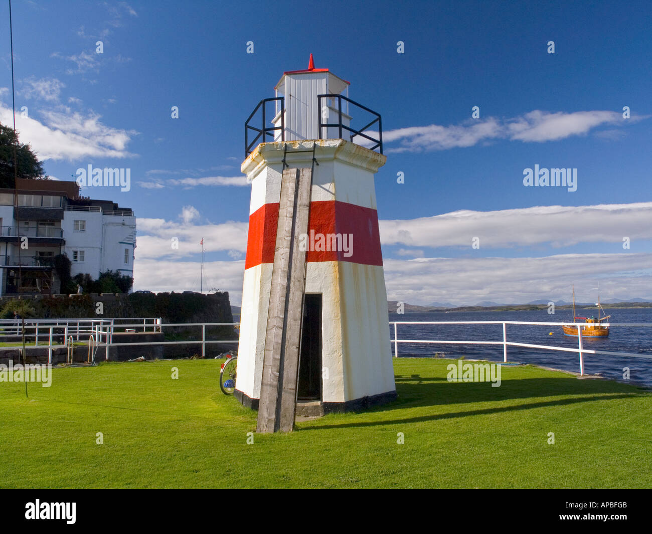 Crinan lighthouse Argyll Scotland Stock Photo - Alamy