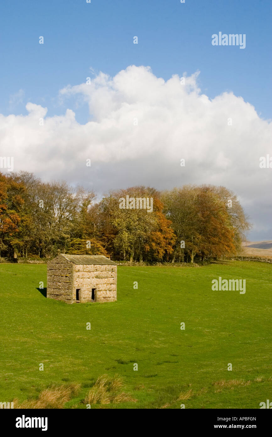 Stone barn in field hi-res stock photography and images - Alamy