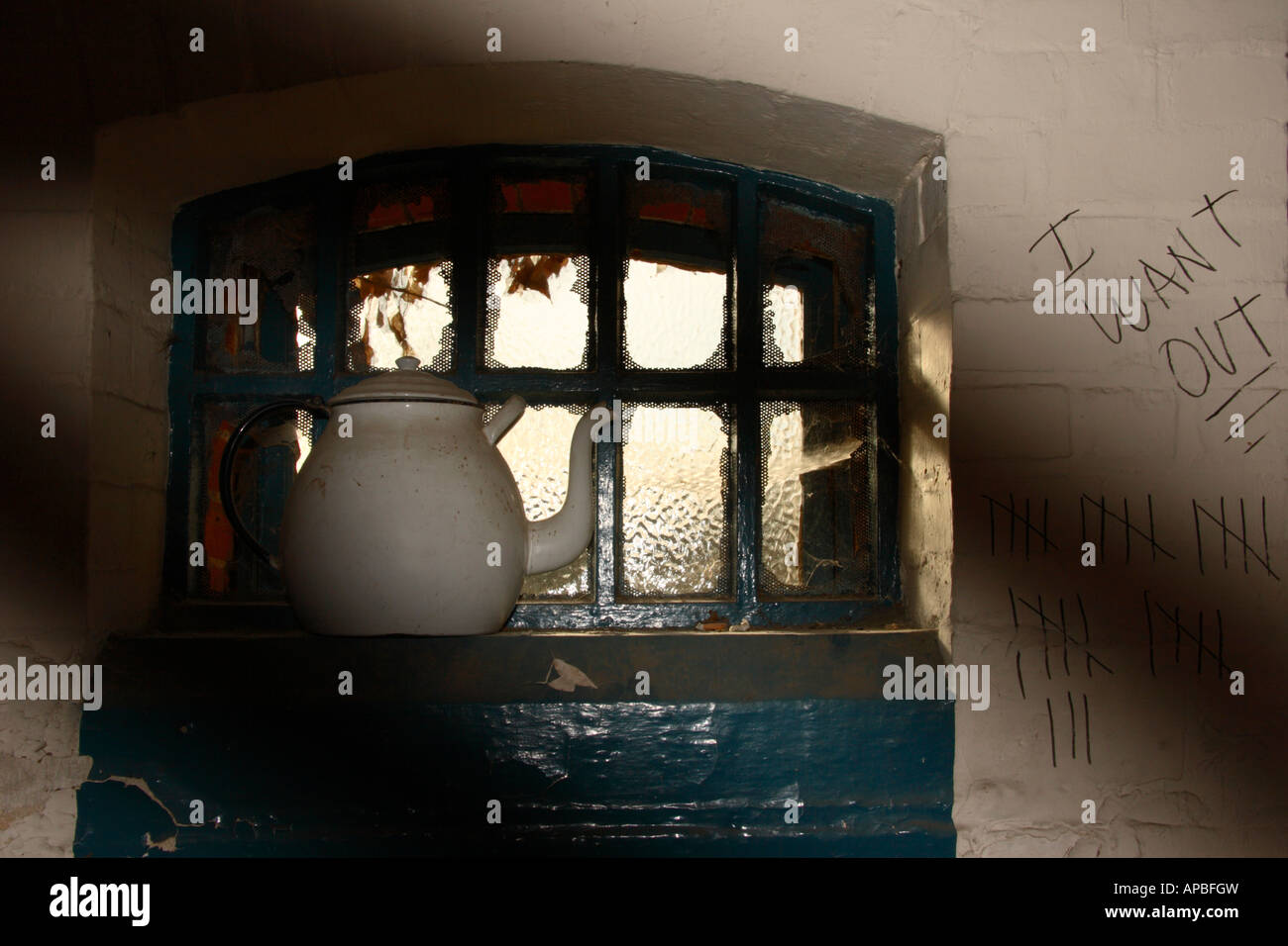 Prison cell window hi-res stock photography and images - Alamy